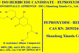 NEWLY PUBLISHED PROVISIONALLY APPROVED ISO AGROCHEMICAL ACTIVE ...