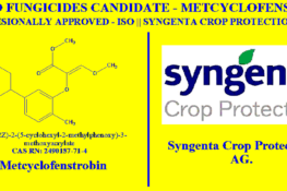 NEW ISO CANDIDATE – ICAFOLIN-METHYL (ISO 1750) – BY BAYER CROP SCIENCE ...