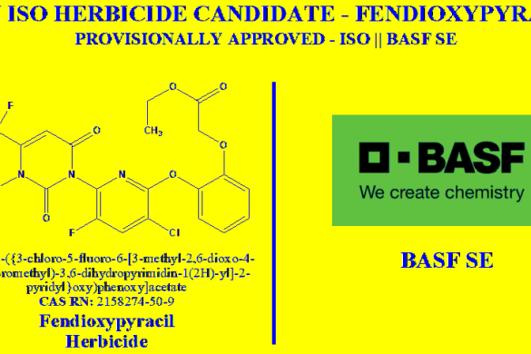 NEW ISO CANDIDATE – ICAFOLIN-METHYL (ISO 1750) – BY BAYER CROP SCIENCE ...